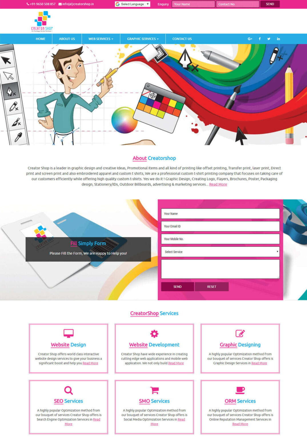Creator Shop – Infinytech